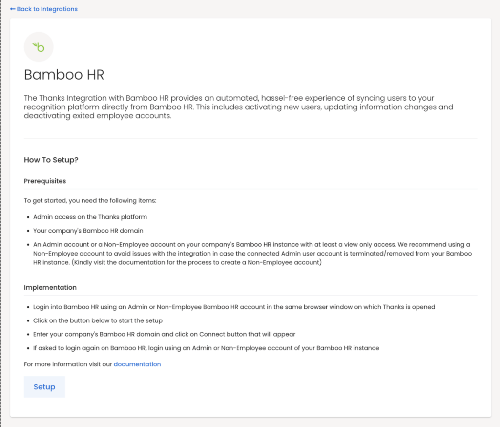 BambooHR - Thanks
